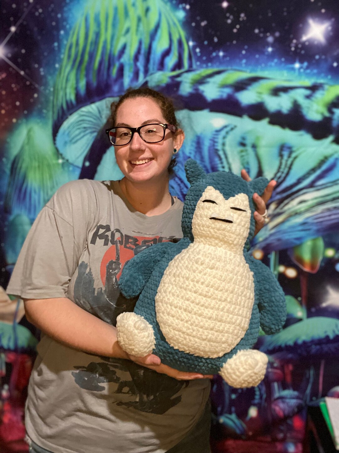 Snorlax Plushie - Etsy