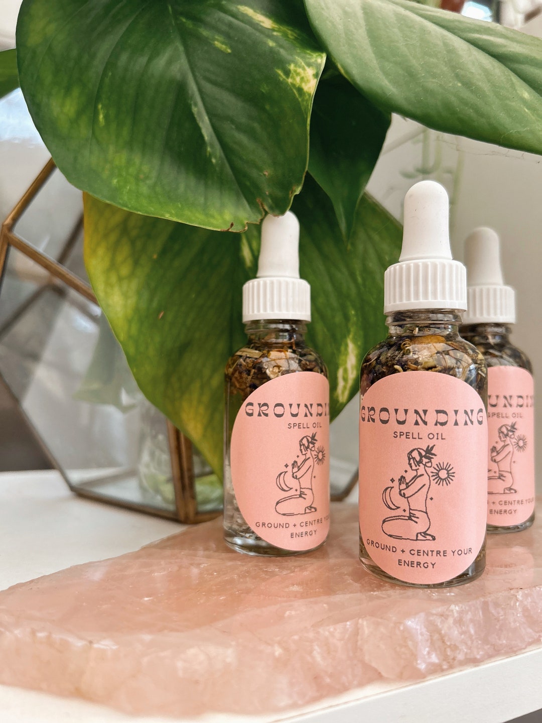 Grounding Spell Oil Ground Centre Your Energy Ritual Spelled Oil - Etsy