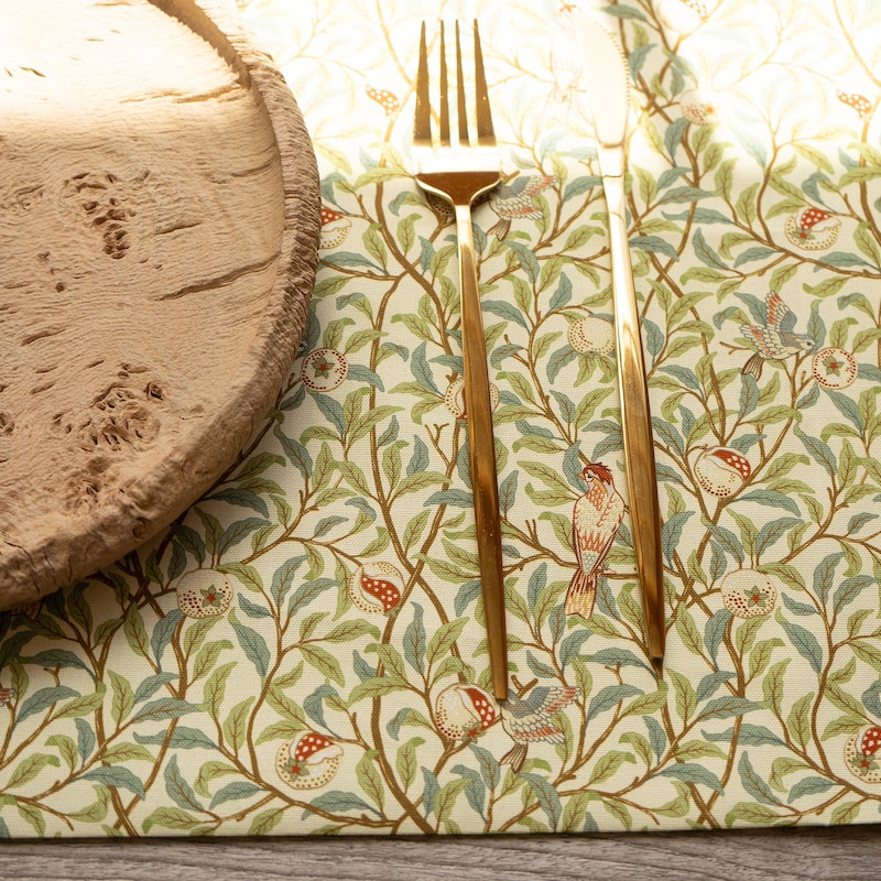 Cotton Placemats Birds - Etsy UK