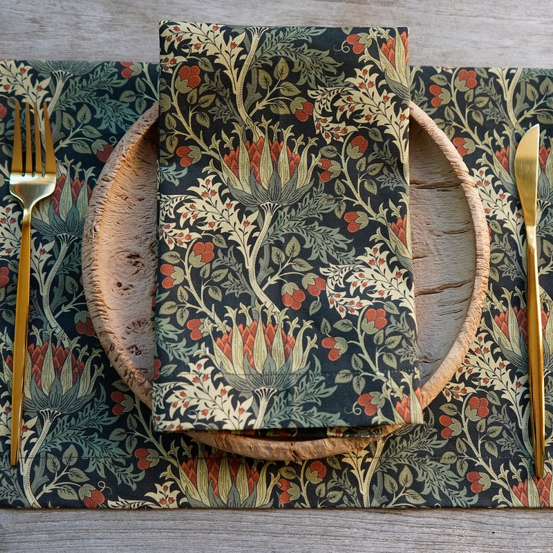 Place Mats William Morris - Etsy