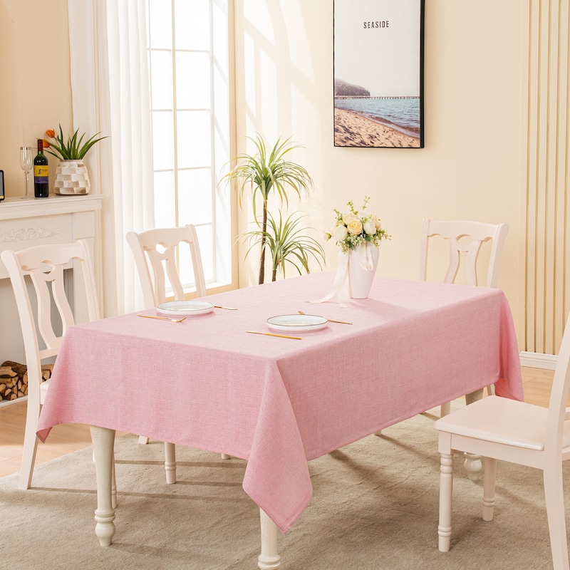 Pink Tablecloth - Etsy