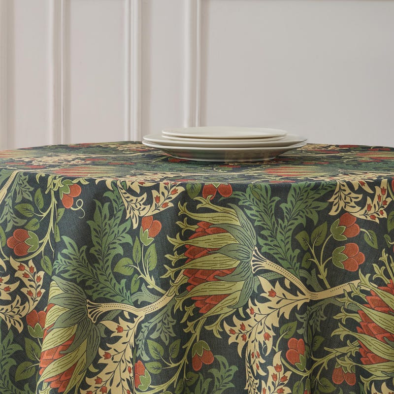 Linen Print Table Clothes - Etsy