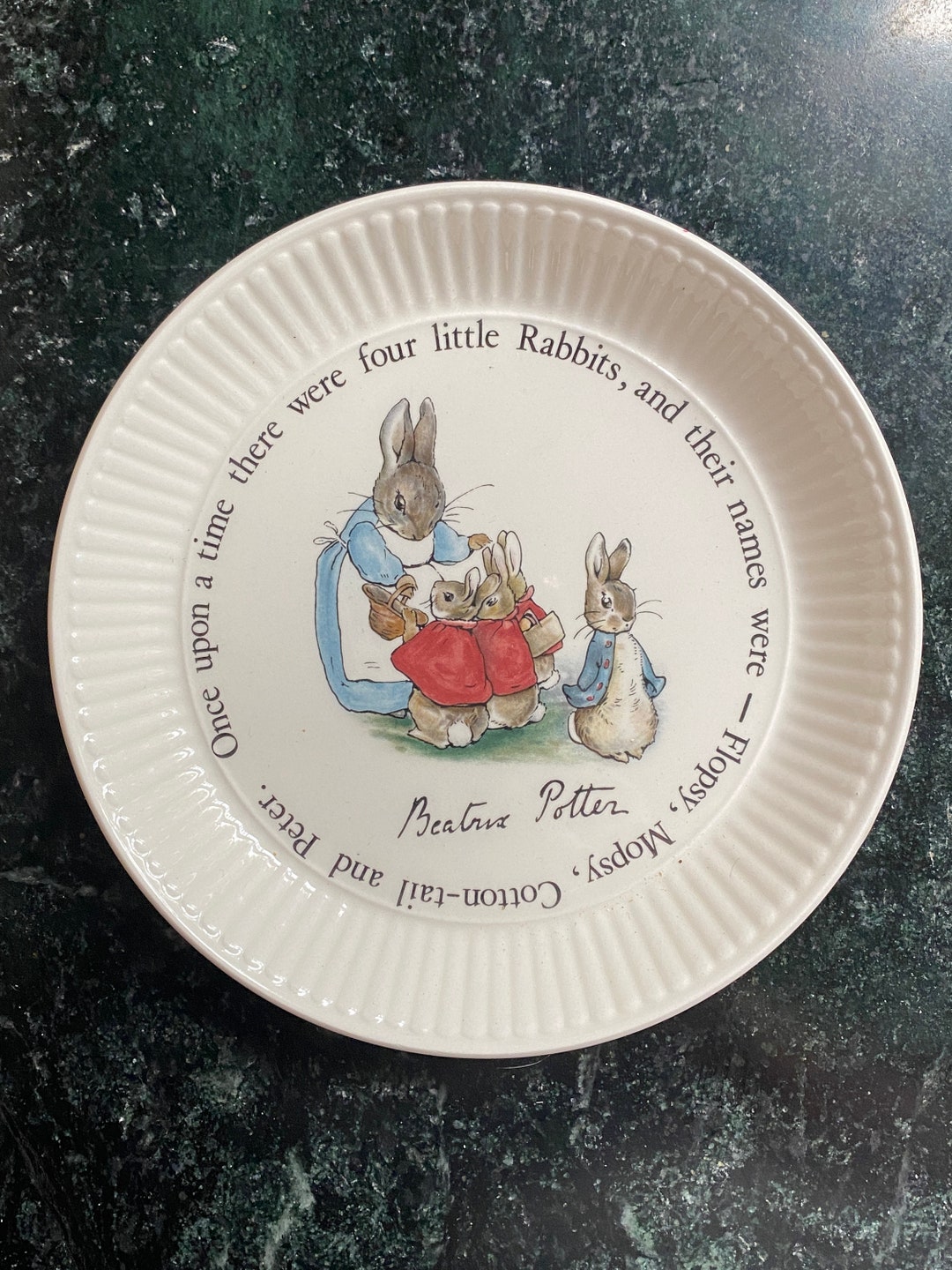 Peter Rabbit Wedgewood Plate - Etsy