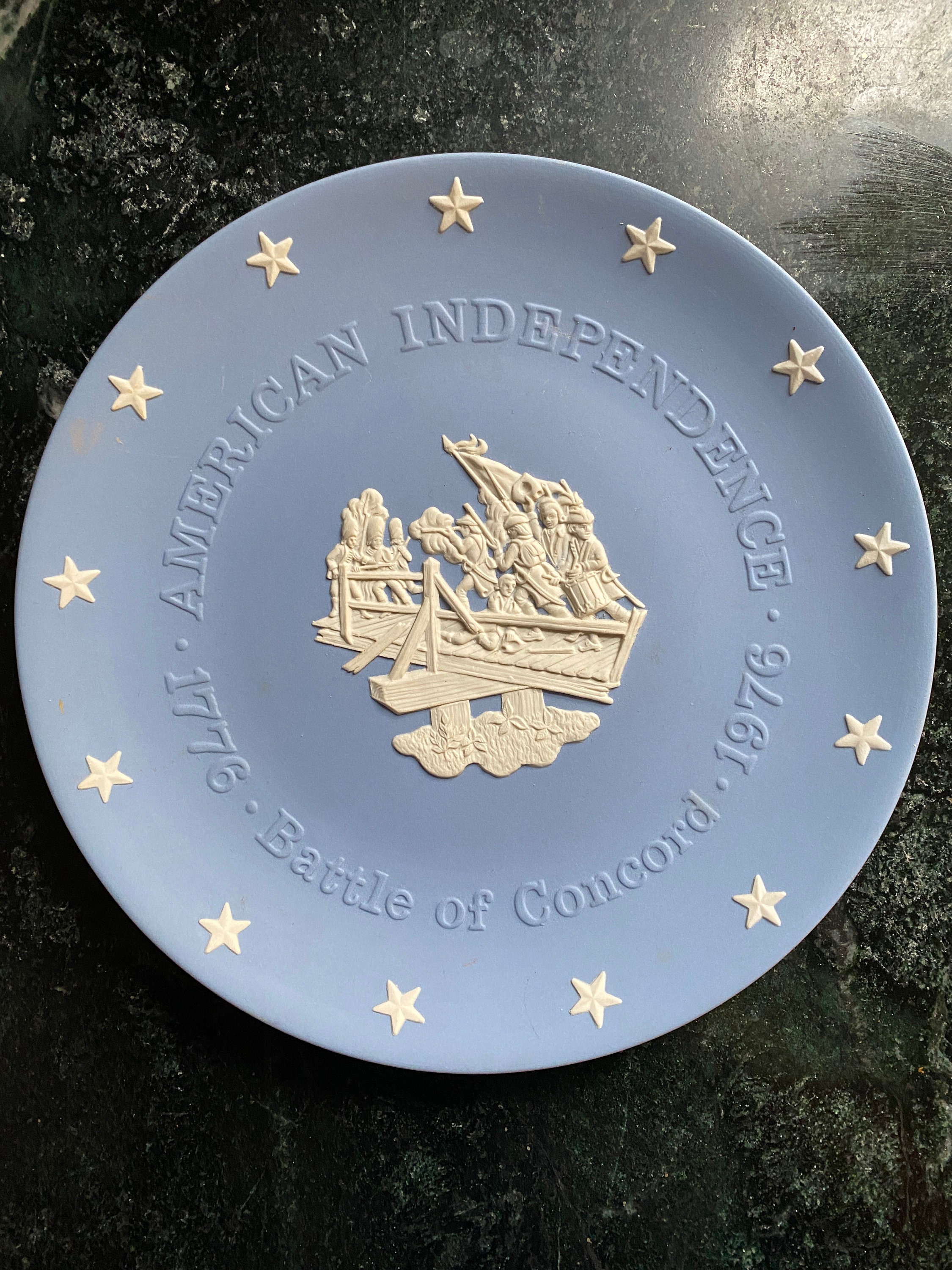 Wedgewood Battle of Concord American Independence Plate - Etsy