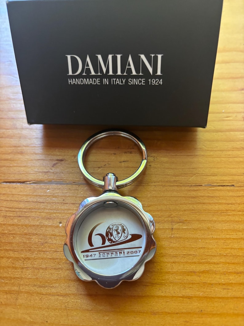 Rare Ferrari Keychain by Damiani: 60th Anniversary Collector's Edition ...