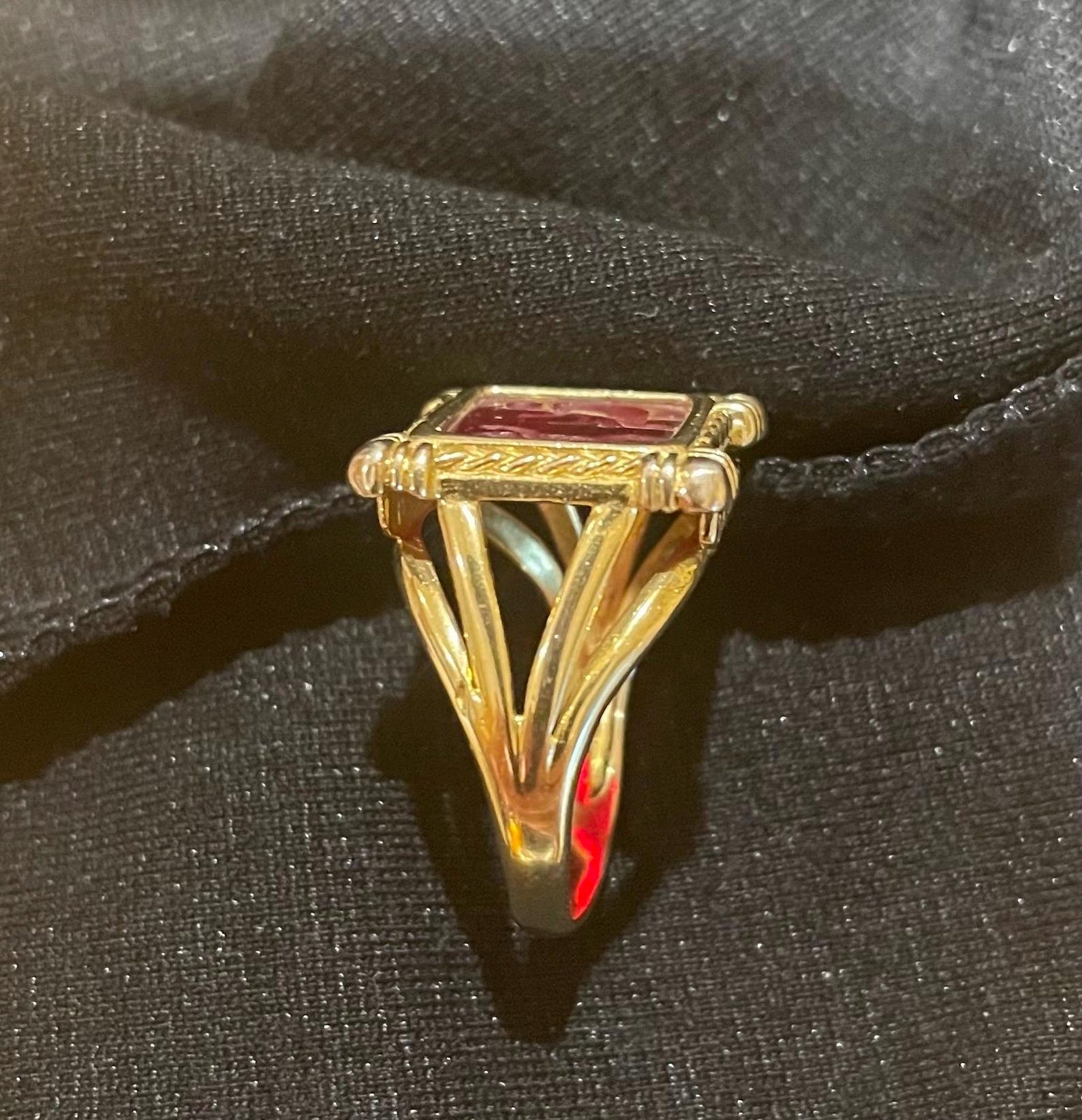 Vintage Sterling Silver Carnelian Tagliamonte Ring With Cupid Cameo ...