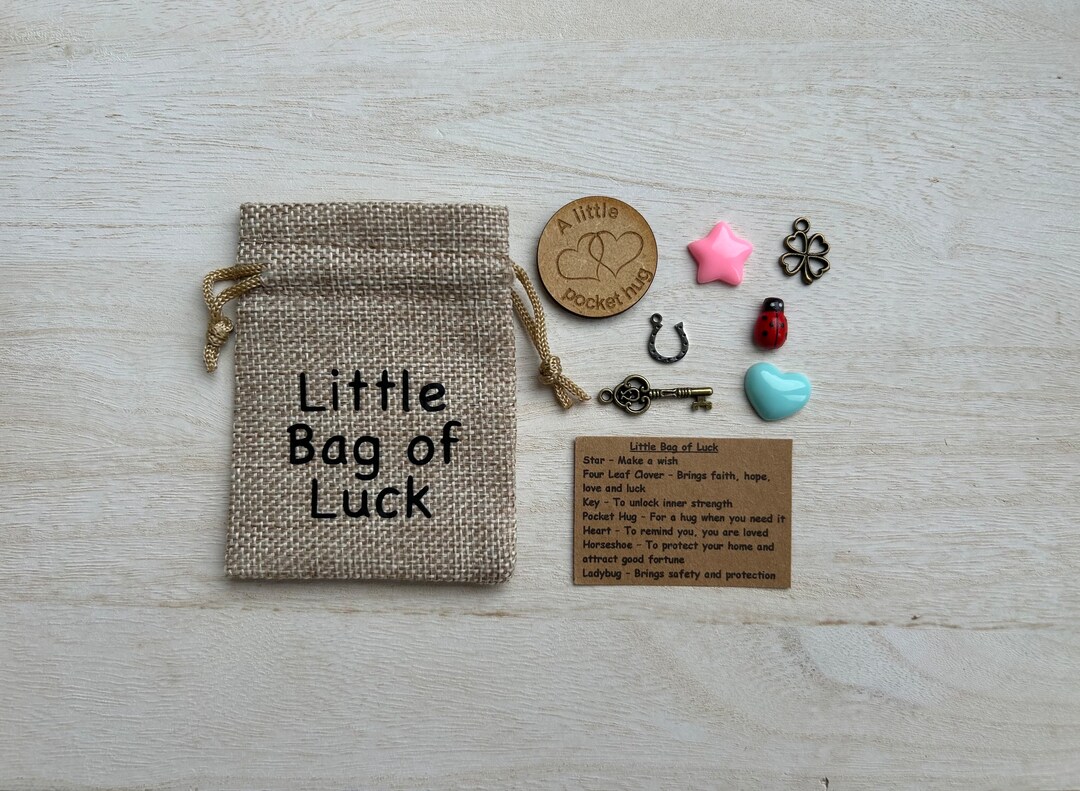 Little Bag of Luck, Good Luck Gift, Positivity Gift, Thinking of You ...