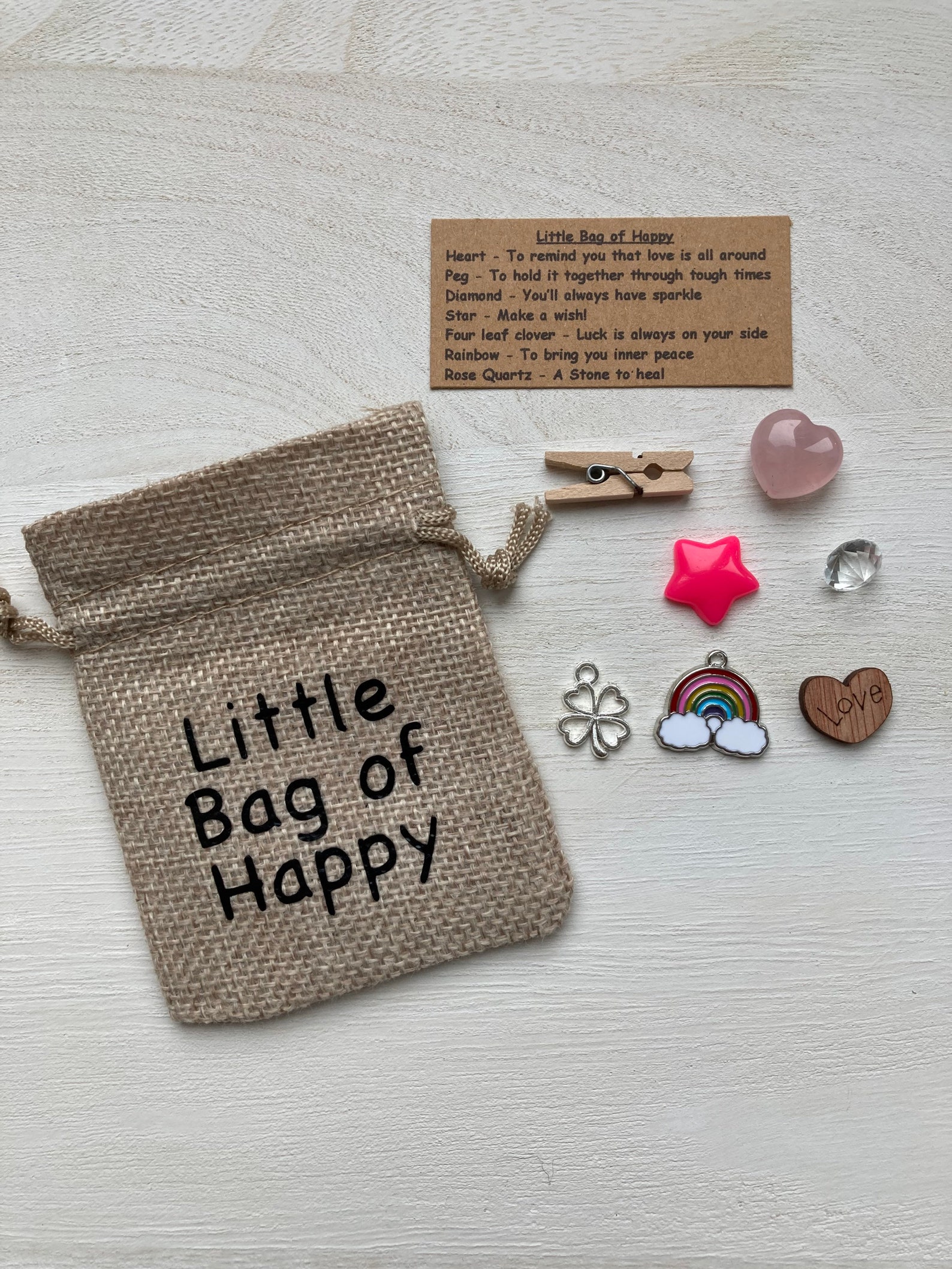 Little Bag of Happy, Thoughtful Gift, Pick Me up Gift, Positivity Gift ...