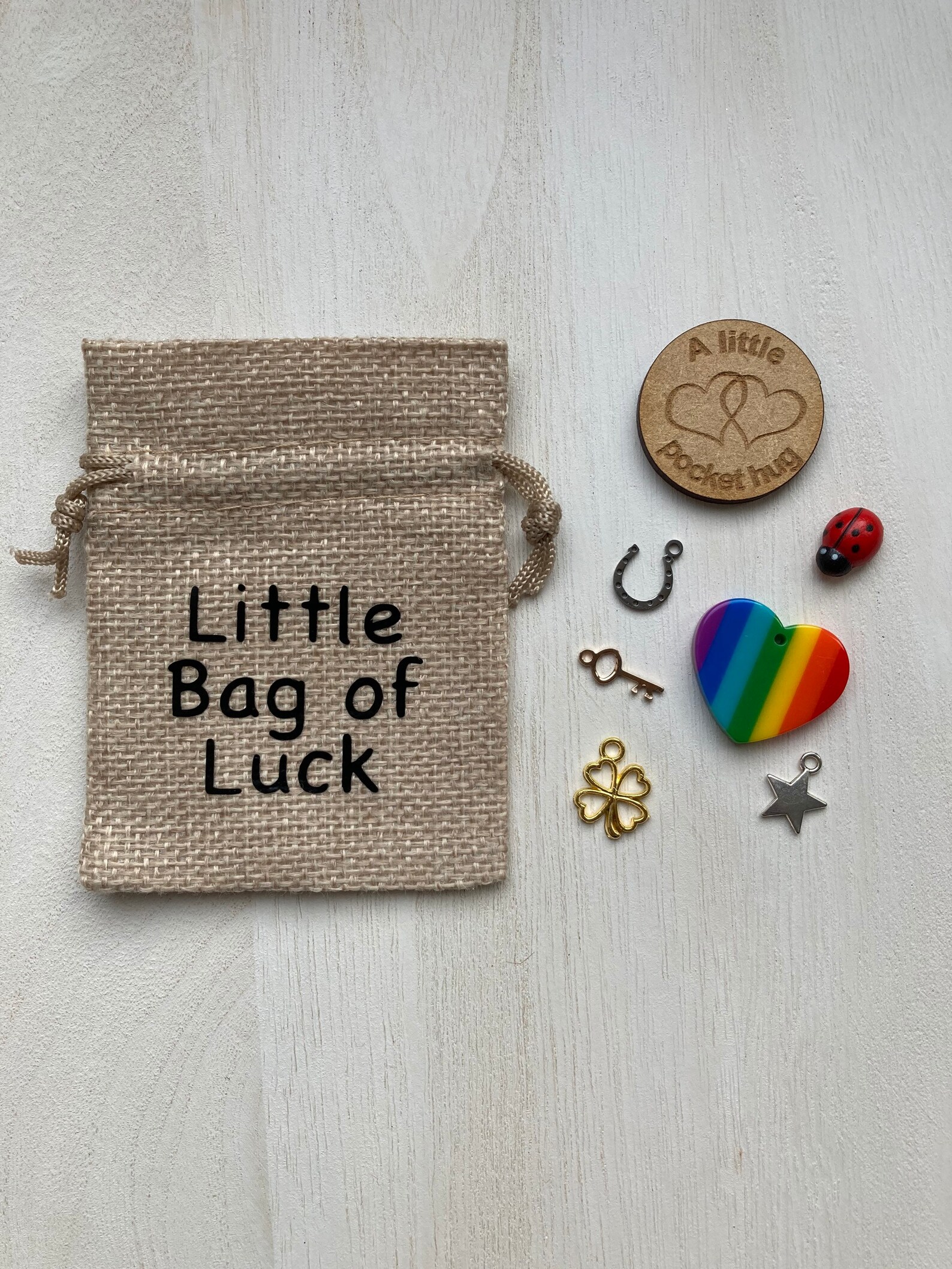 Little Bag of Luck Good Luck Gift Positivity Gift Thinking - Etsy