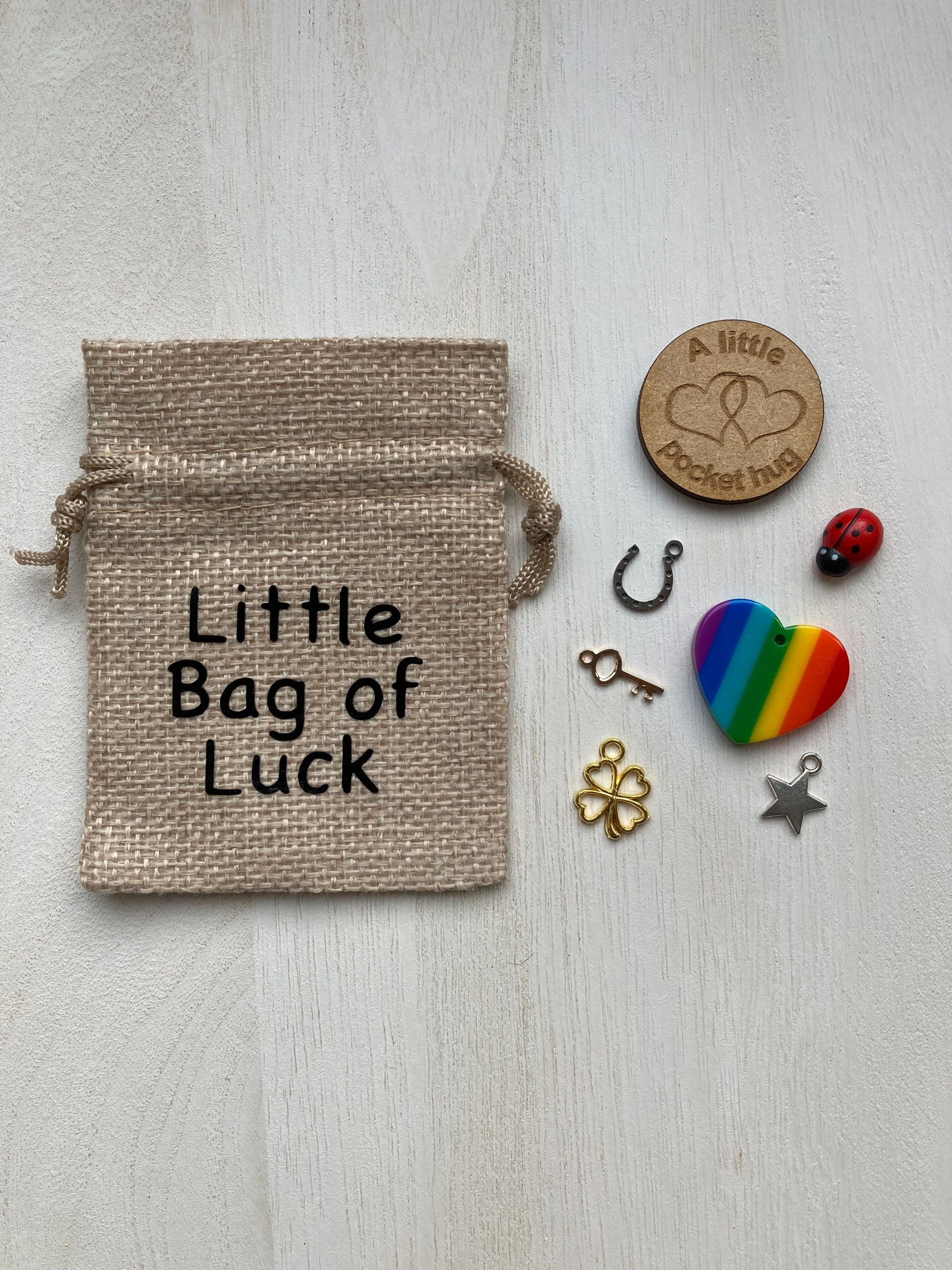 Little Bag of Luck Good Luck Gift Positivity Gift Thinking - Etsy UK