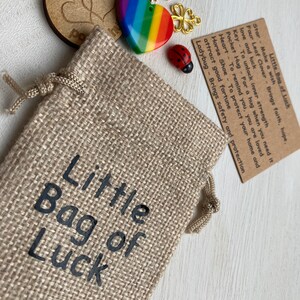 Little Bag of Luck, Good Luck Gift, Positivity Gift, Thinking of You ...