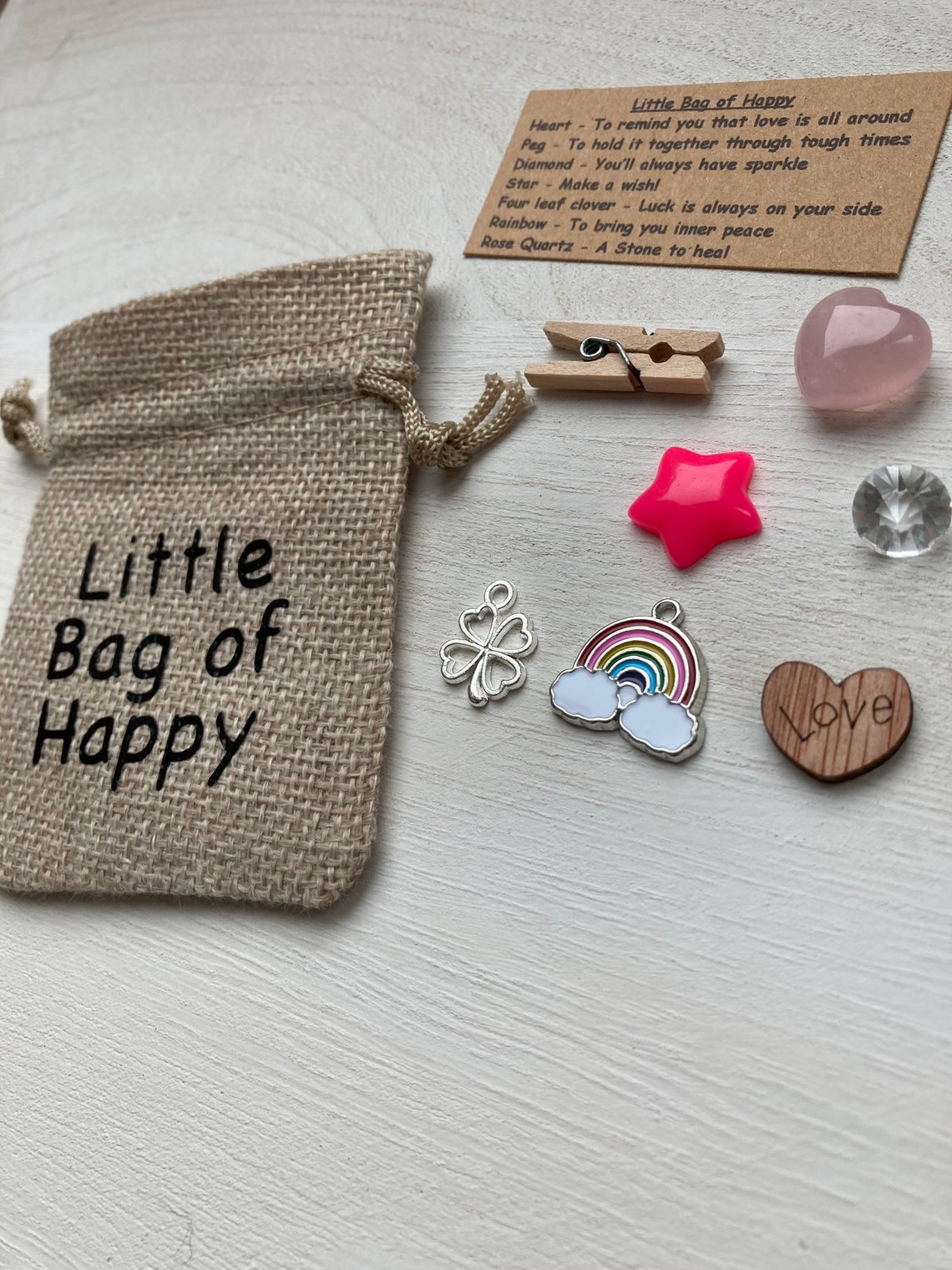 Little Bag of Happy Thoughtful Gift Pick Me up Gift - Etsy