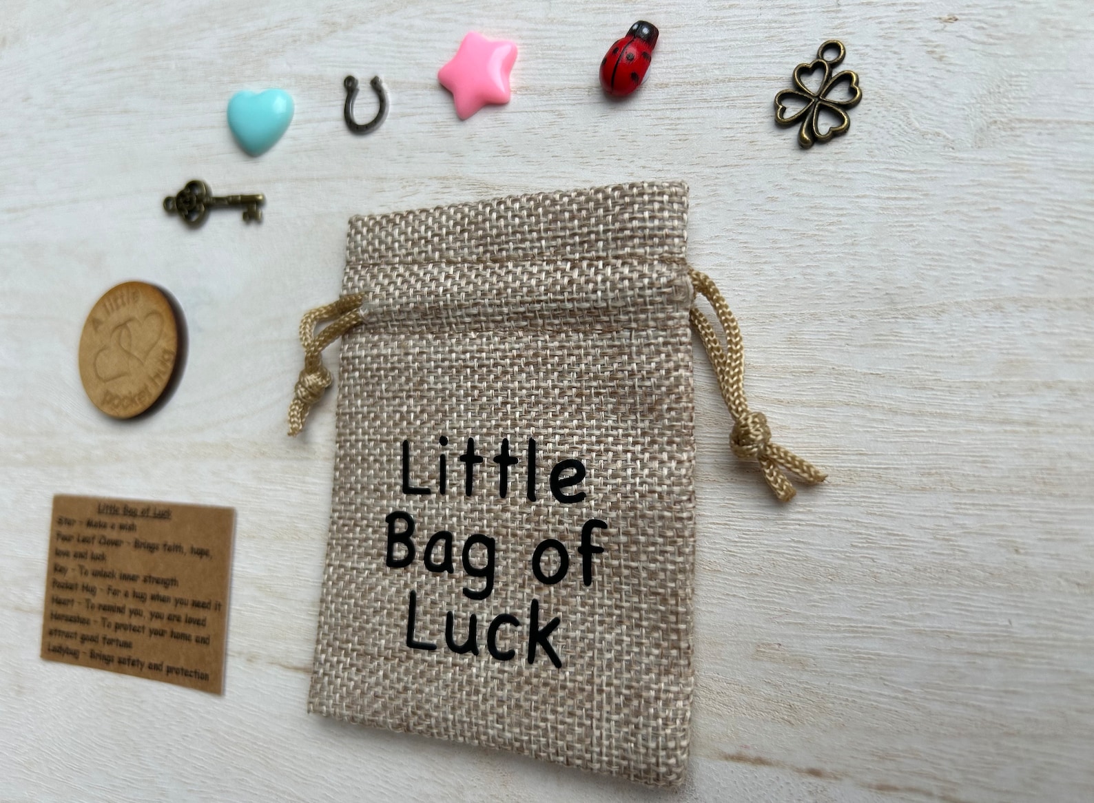 Little Bag of Luck, Good Luck Gift, Positivity Gift, Thinking of You ...