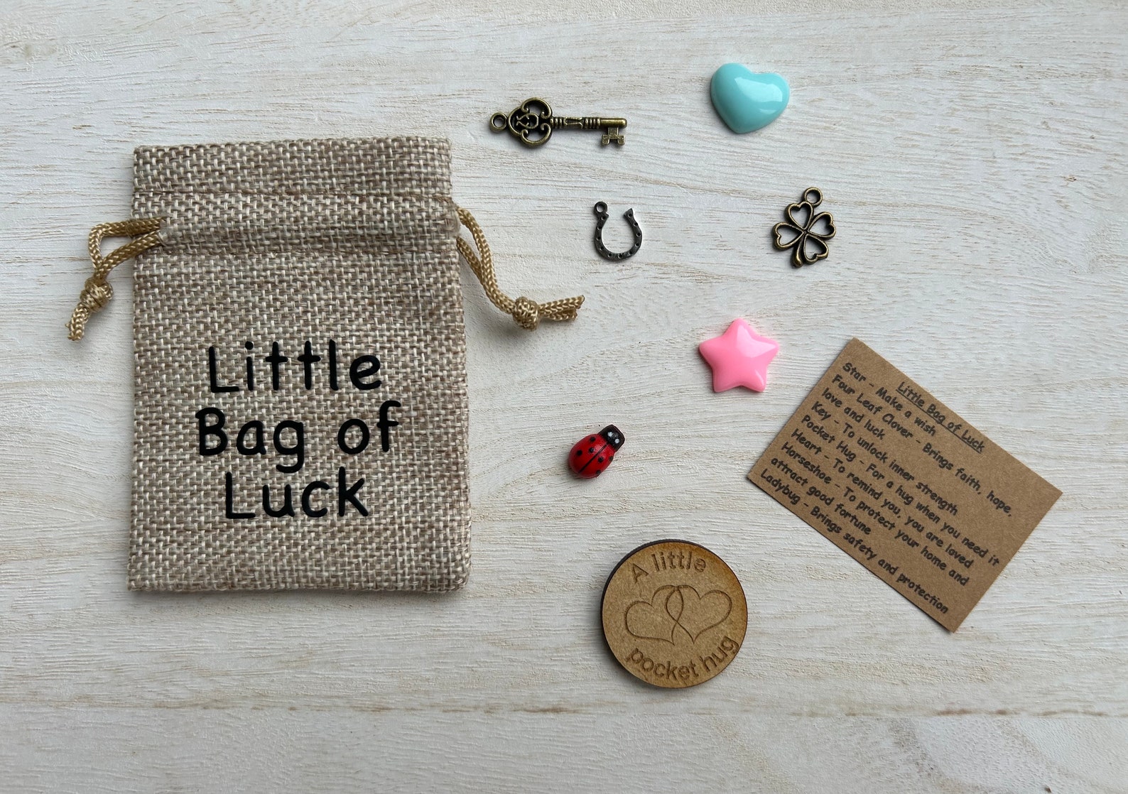 Little Bag of Luck, Good Luck Gift, Positivity Gift, Thinking of You ...