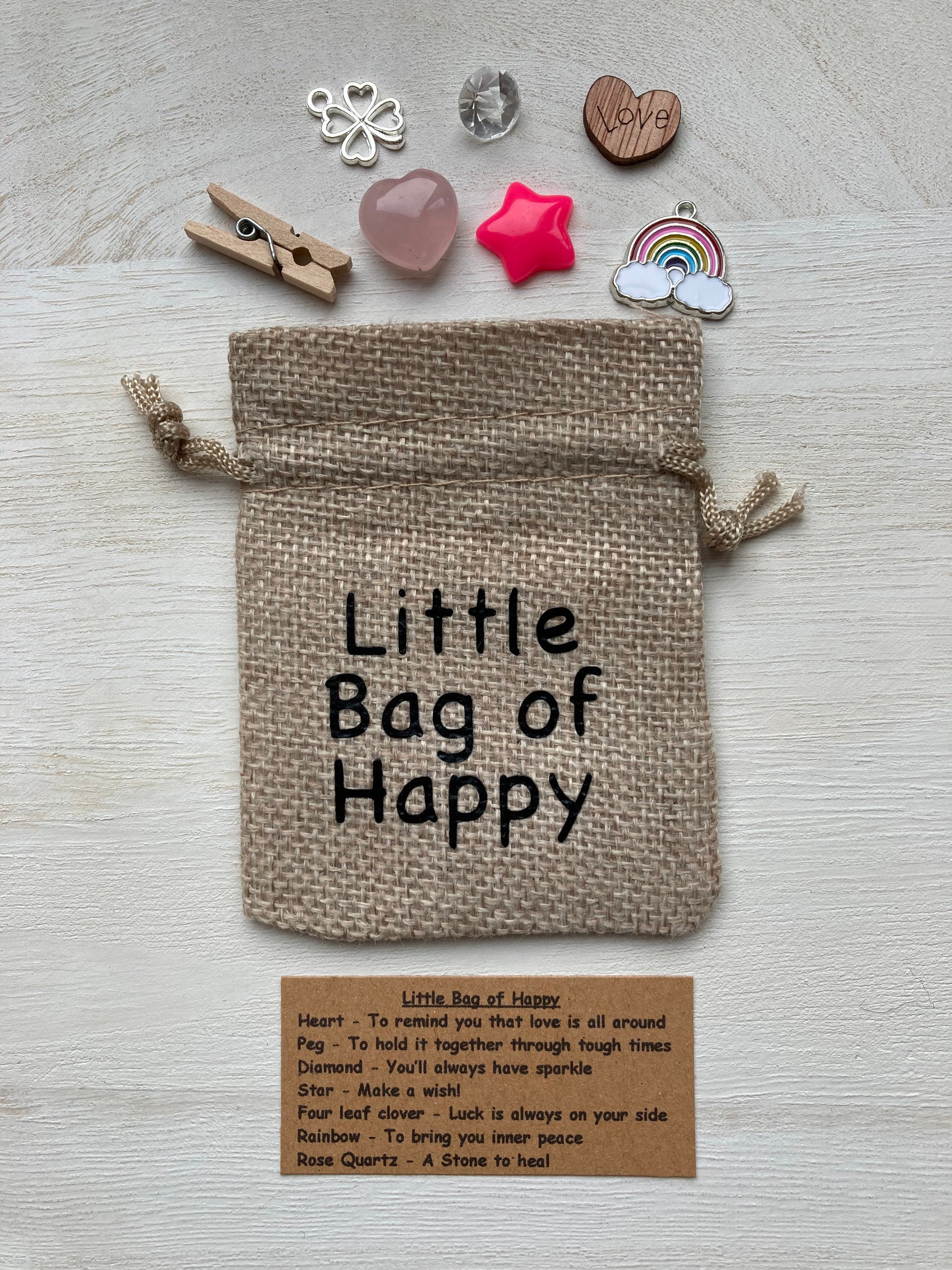 Little Bag of Happy, Thoughtful Gift, Pick Me up Gift, Positivity Gift ...
