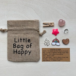 Little Bag of Happy, Thoughtful Gift, Pick Me up Gift, Positivity Gift ...
