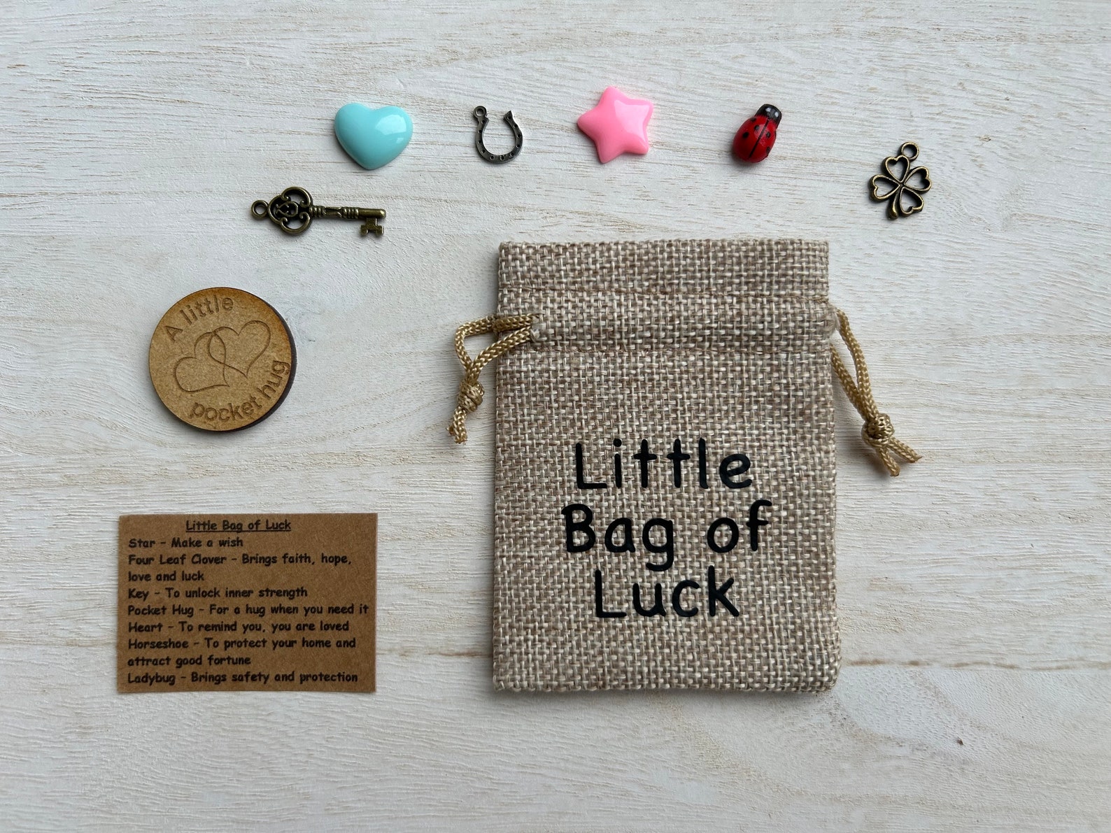 Little Bag of Luck, Good Luck Gift, Positivity Gift, Thinking of You ...