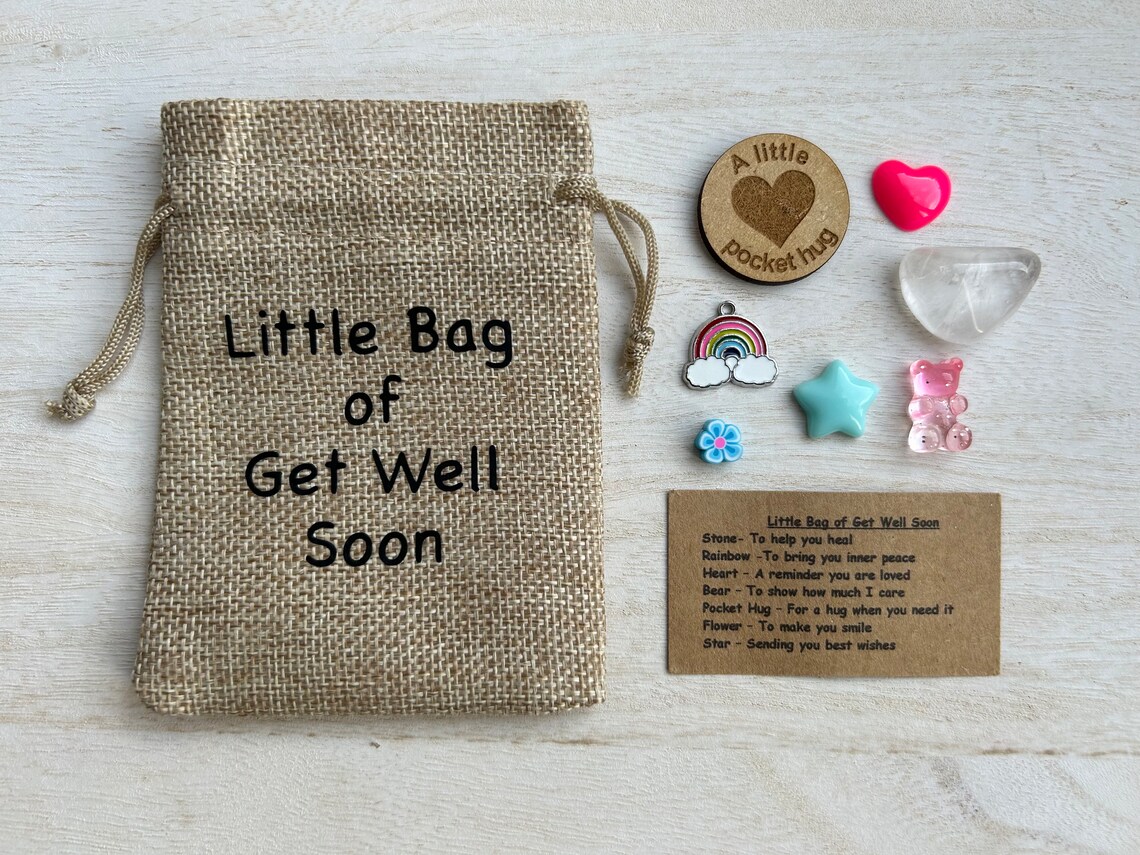 Little Bag of Get Well Soon Get Well Gift Positivity Gift - Etsy UK