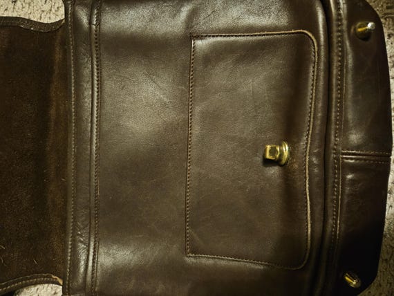 Vintage 1970s COACH stewardess leather shoulder bag - Gem