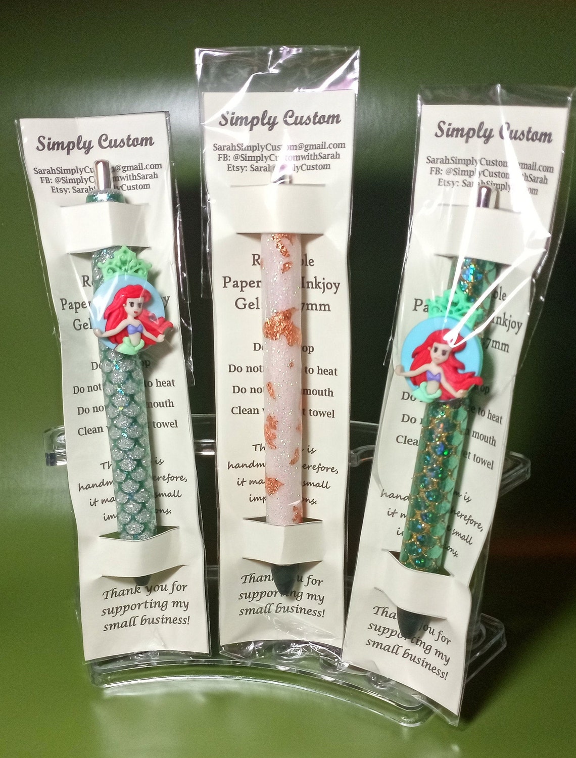 Pen Care Card Easy to Use Epoxy Care Card Resin Care Card - Etsy