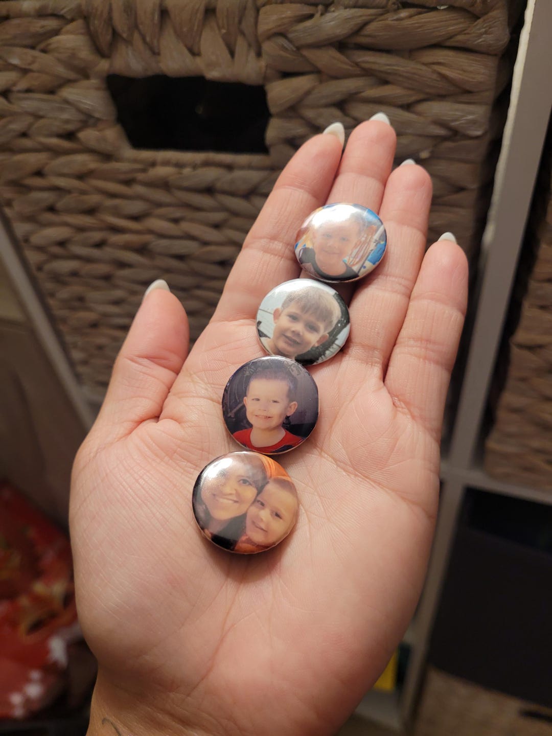 RUSH Delivery- Custom 1-inch Photo Buttons – FREE Shipping (U.S. Only ...
