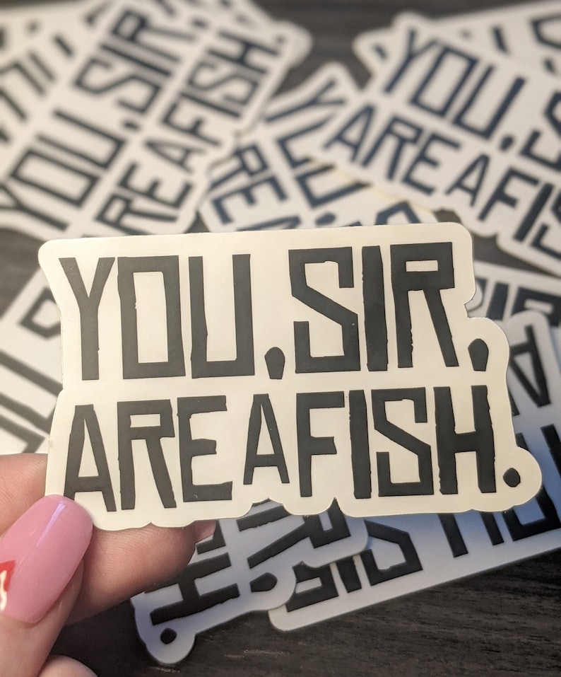 You Sir Are a Fish Red Dead Redemption 2 Sticker - Etsy