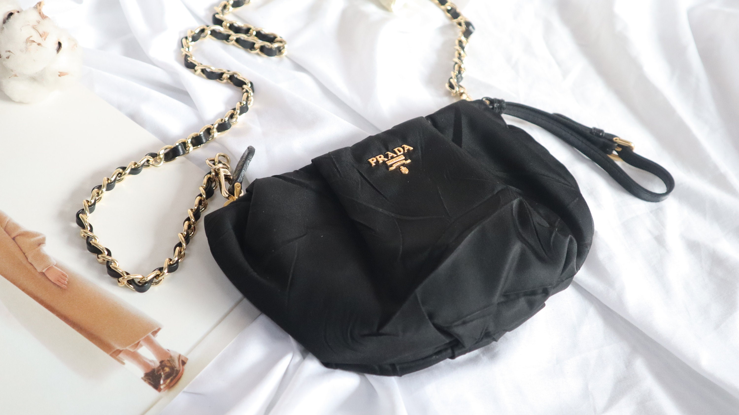 Prada Mini Leather Hobo Bag | semashow.com
