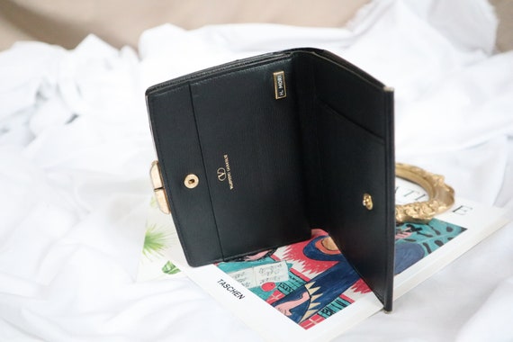 Authentic Valentino Black Leather Wallet, Valentino C… - Gem