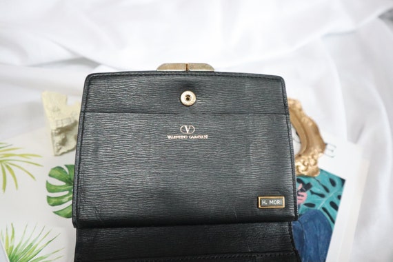 Authentic Valentino Black Leather Wallet, Valentino C… - Gem