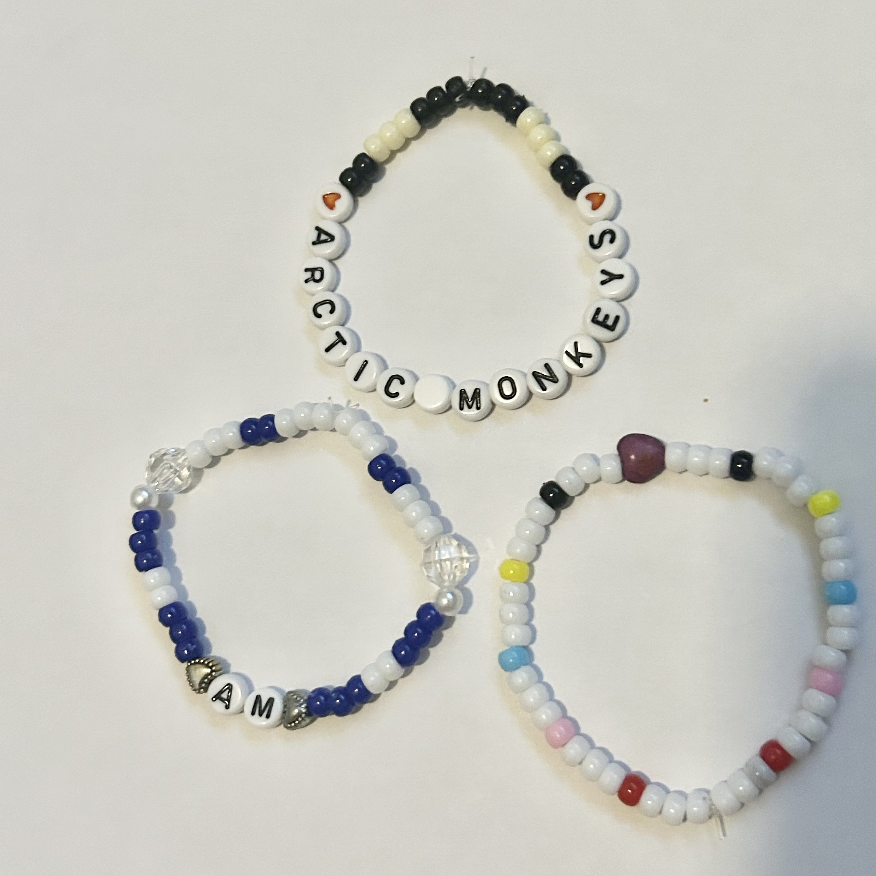 ARCTIC MONKEYS Inspired Beaded Bracelets / Bundle of 3 - Etsy