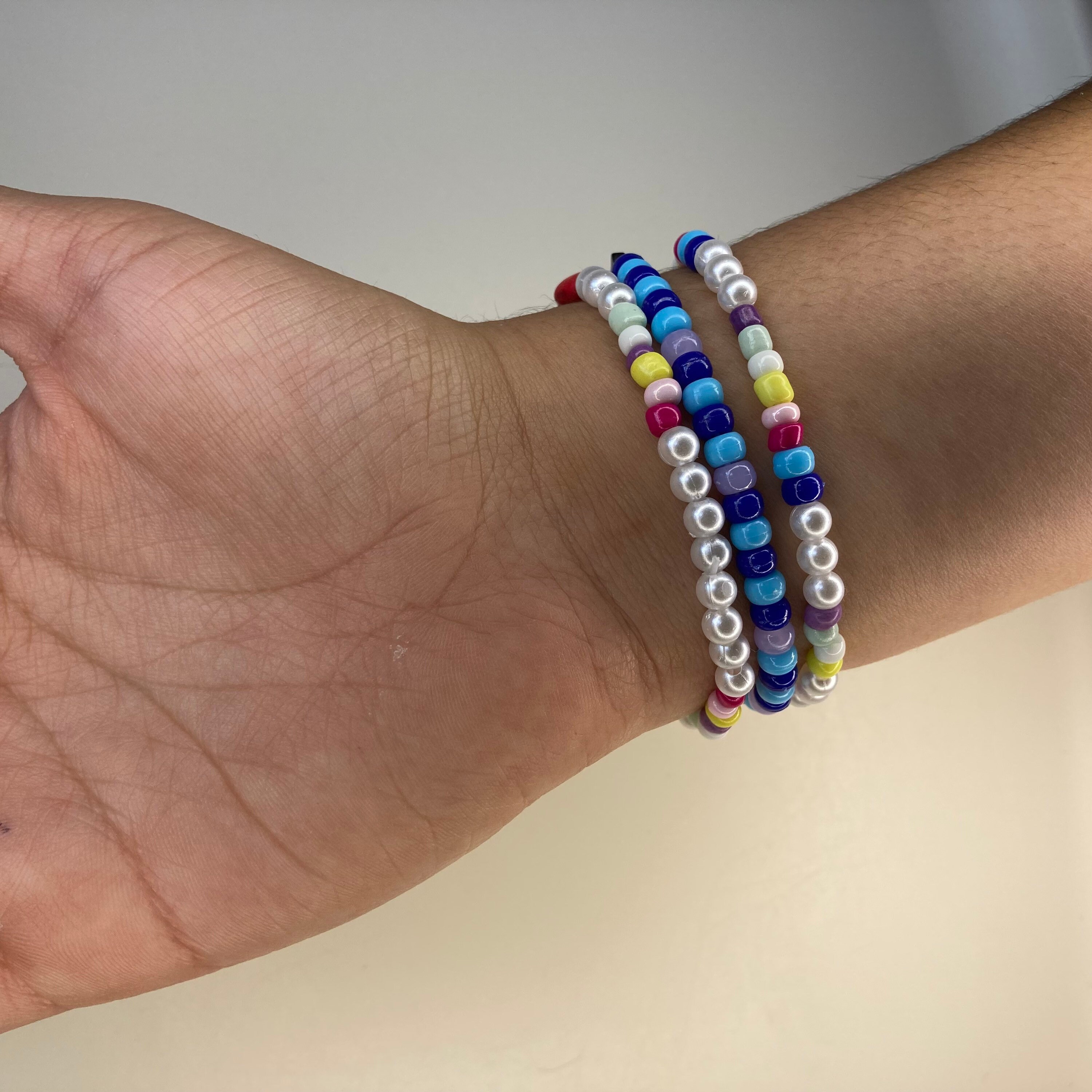 Lorde Inspired Royals Beaded Bracelet Bundle Set of 3 - Etsy UK