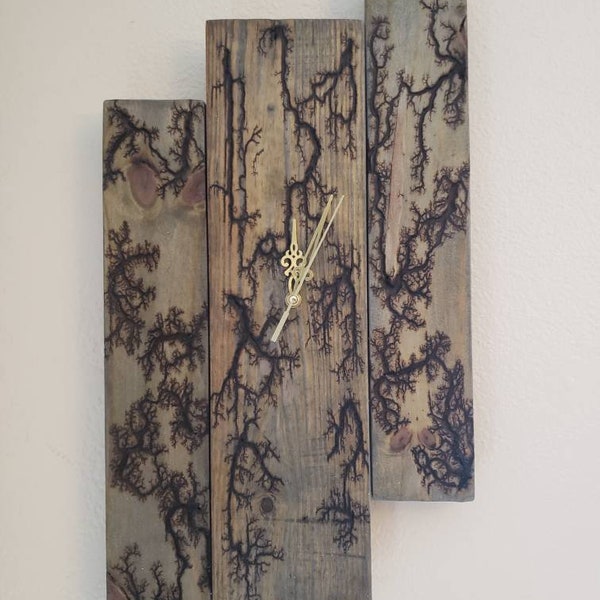 3 Panel Wall Clock - Etsy