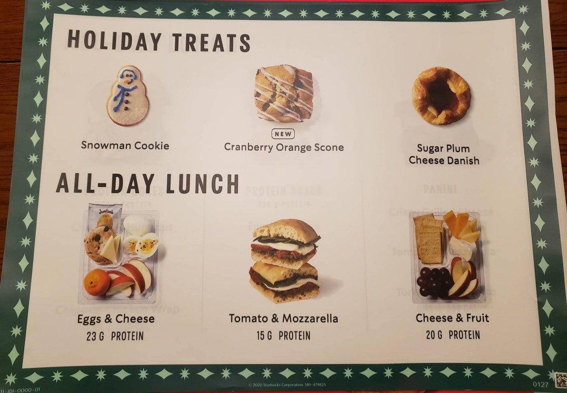 Genuine Starbucks Menu and Coffee Posters | Etsy