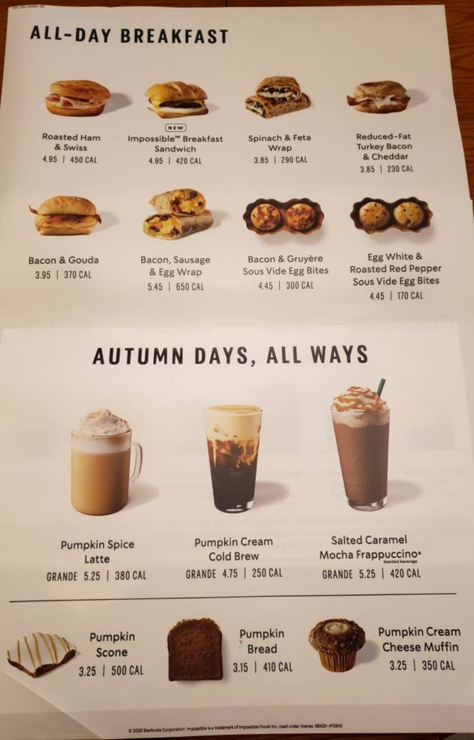 Genuine Starbucks Menu and Coffee Posters | Etsy