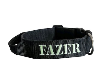 Custom Text Collar - Etsy