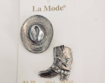 Cowboy Boot Buttons | Etsy