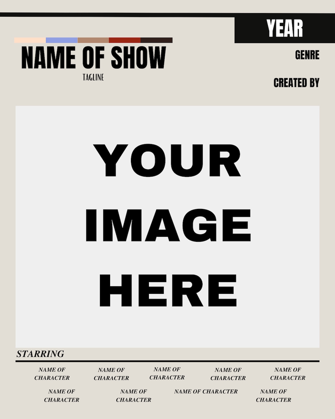 Custom Tv Poster | Tv Show Poster | Theater Room Decor | Wall Art ...