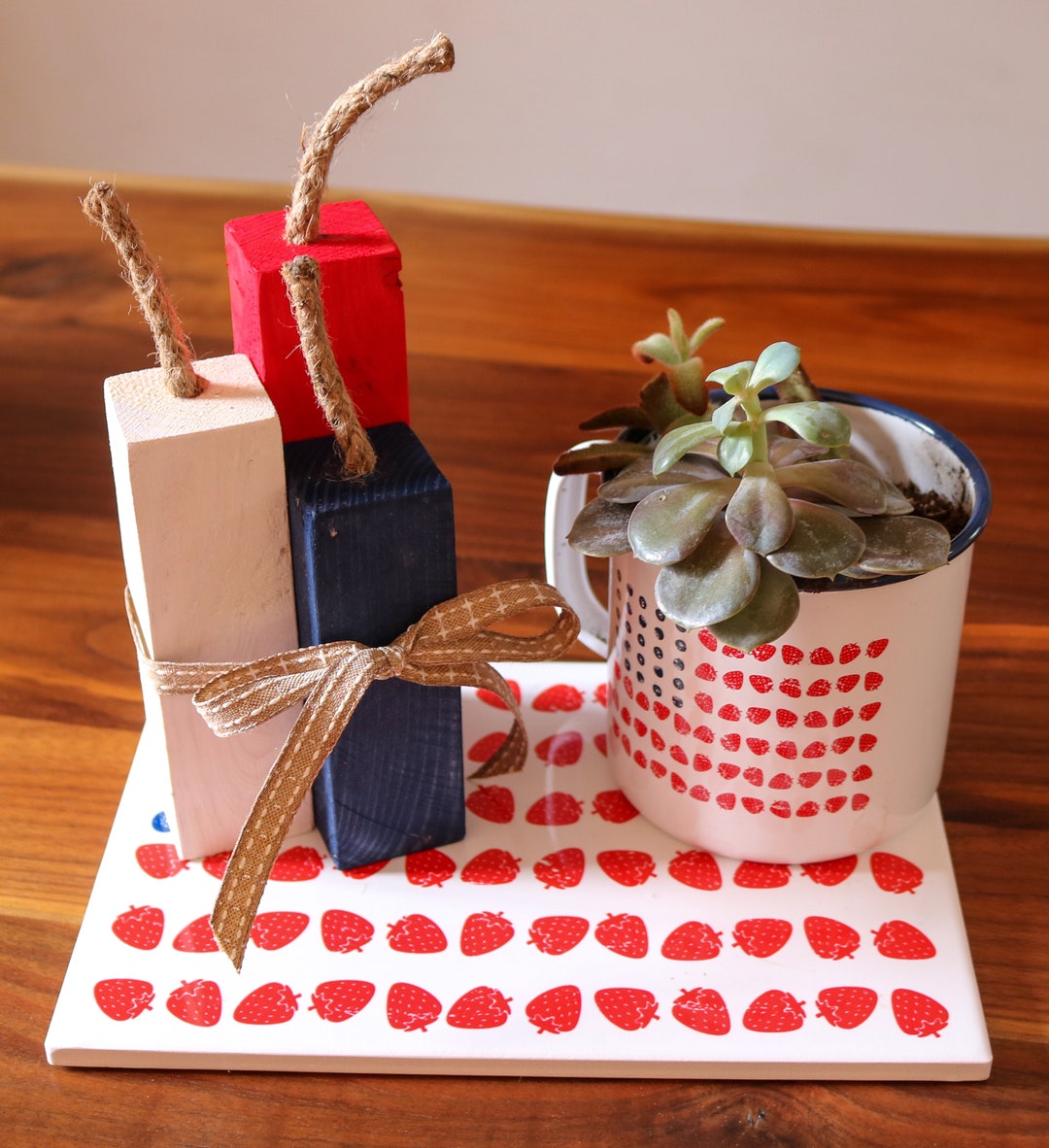 Wooden Firecracker Decor - Etsy