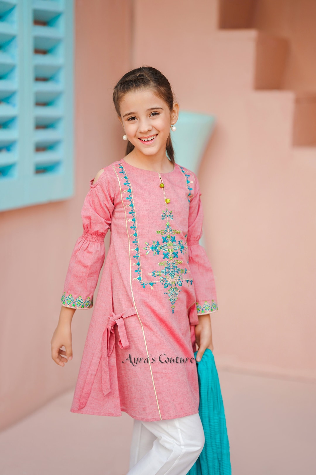 Pakistani Kids Shalwar Kameez 3 Piece Suit - Etsy