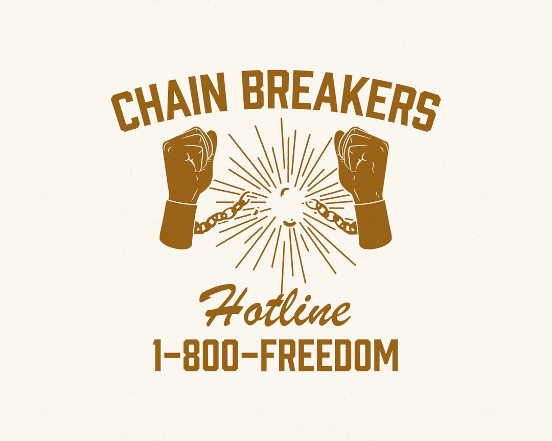 Chain Breaker SVG and PNG, Stunning Vintage Digital Illustration for ...