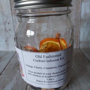 The Harvest Jar Cocktail Infusion Kit - 2 Jars - Etsy