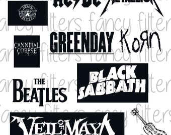 Metal Band Svg Files | Etsy
