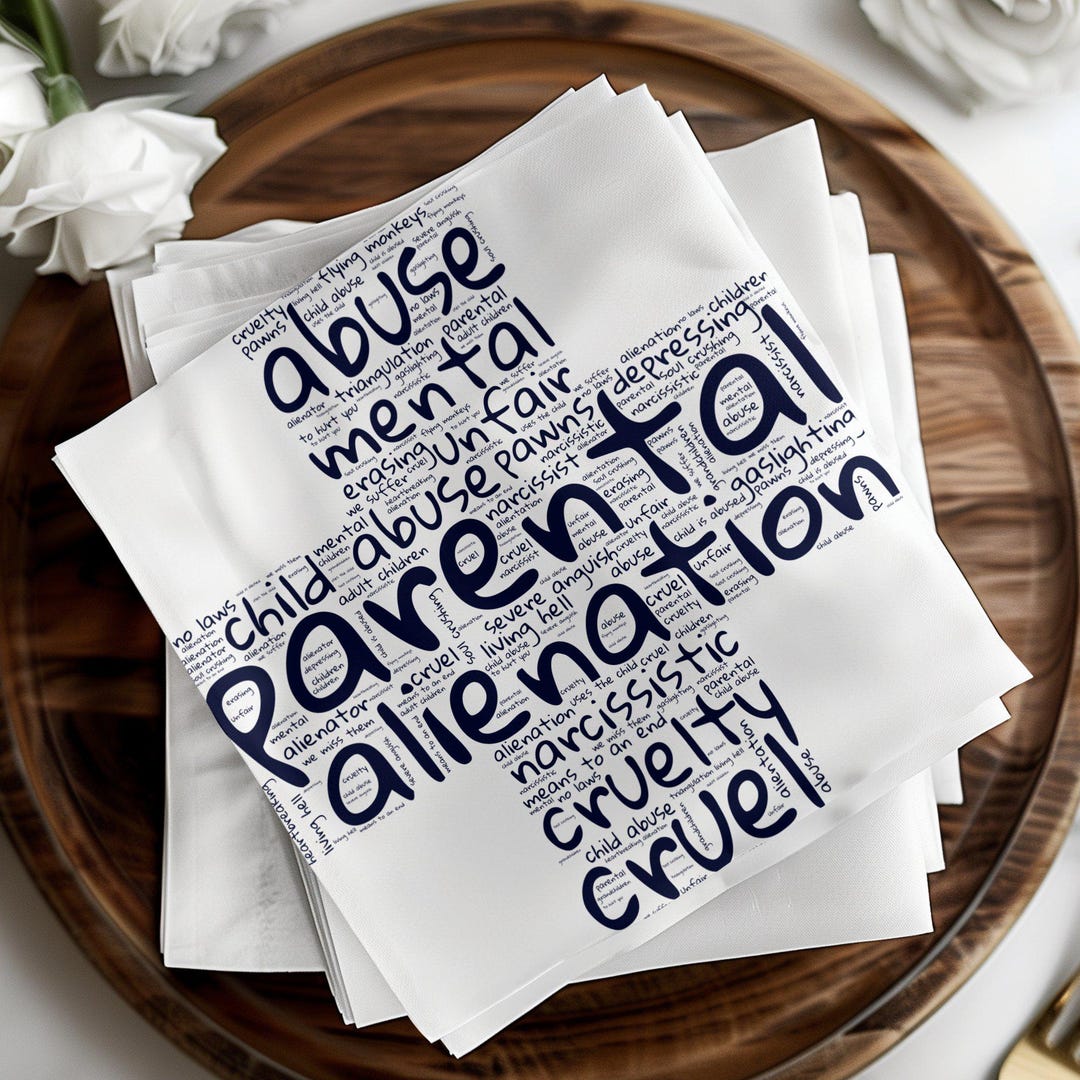 Parental Alienation Awareness Art Print, Parental Mental Abuse Wall ...
