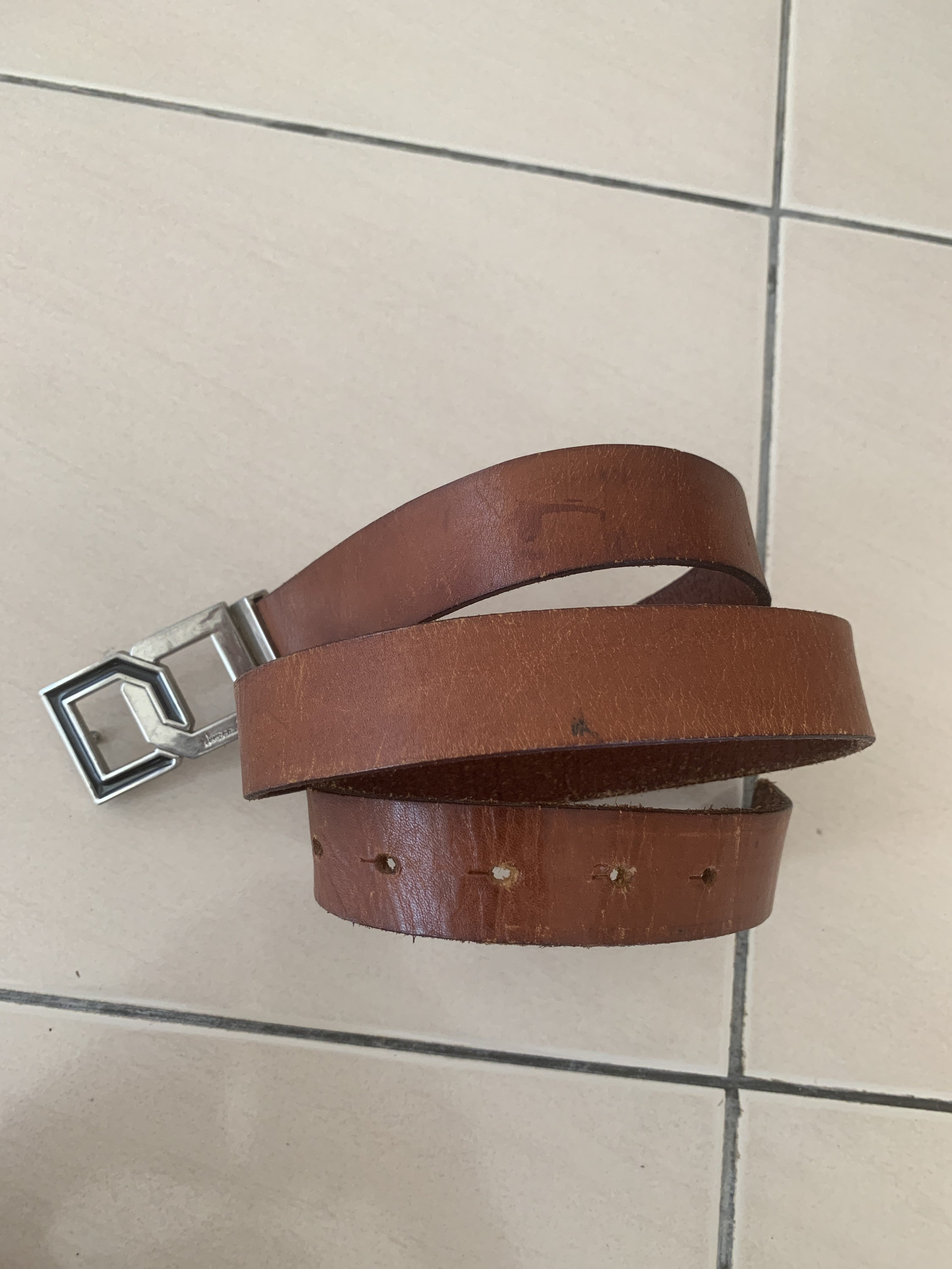 Number Nine Japan Leather Belt - Etsy