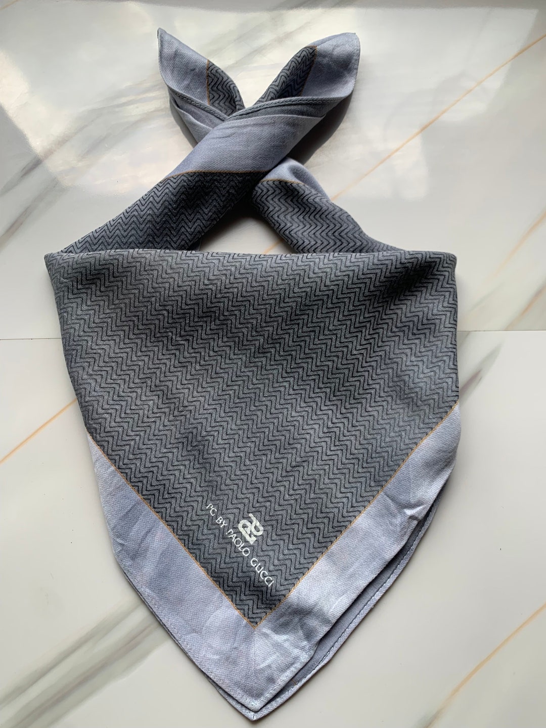 Vintage Paolo Gucci Handkerchief - Etsy