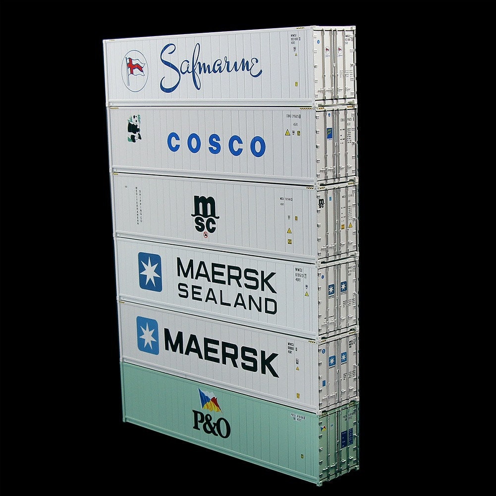 Railway Train Model HO Scale 40ft Freight Car Hi-cube Refrigerator ...