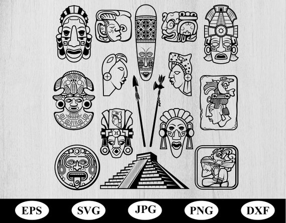 Mayan People Clipart Drawings