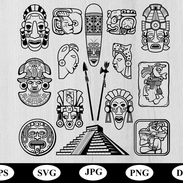 Mayan Svg - Etsy