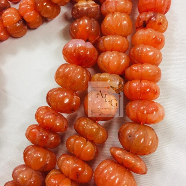 Carved Melon Beads - Etsy