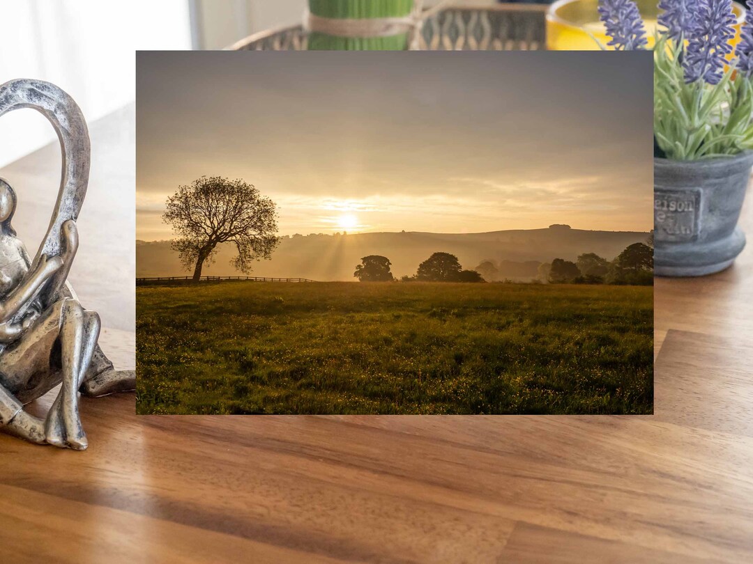 Sunrise Blank Greeting Birthday Card. - Etsy